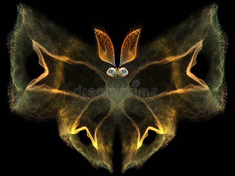 Butterfly Design stock illustration. Illustration of fractal - 35660059