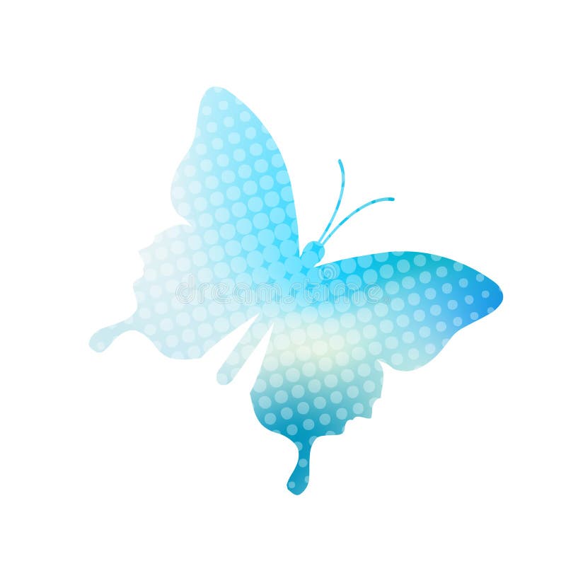 Butterfly, Digital Background Stock Vector - Illustration of future ...