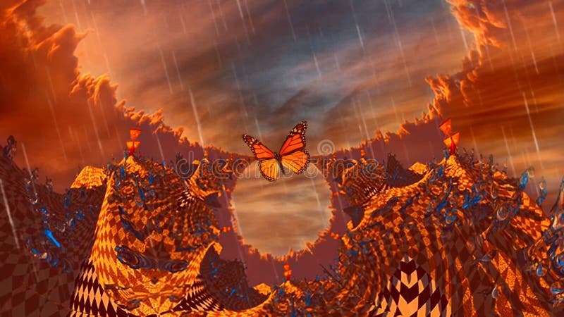 Butterfly Effect Moth stock footage. Video of falling - 257475900