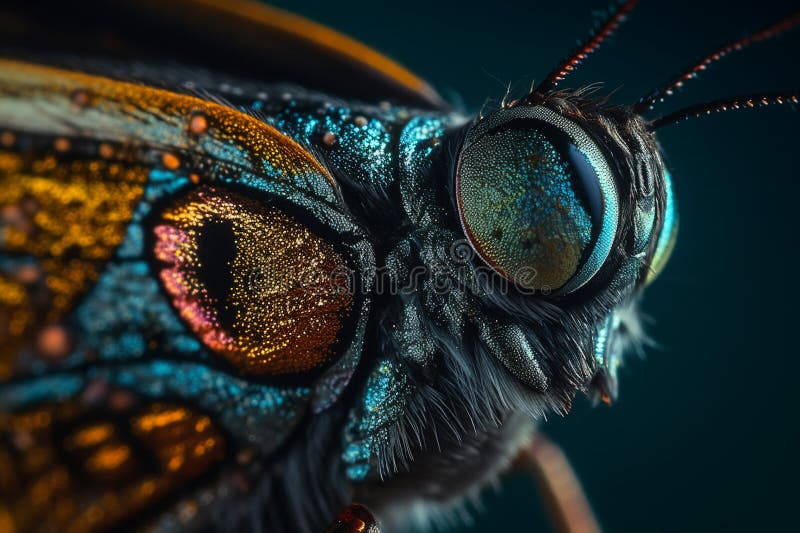 Butterfly Under Microscope
