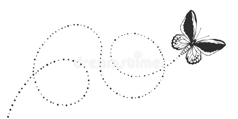 Butterfly Fly Trail Stock Illustrations – 37 Butterfly Fly Trail Stock ...