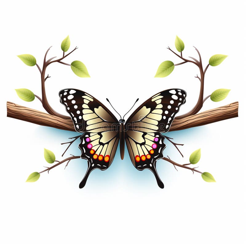 Butterfly freedom stock illustration. Illustration of swallowtail ...