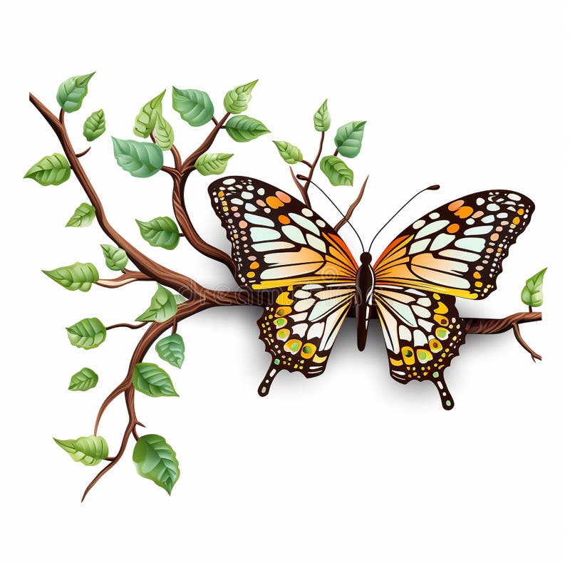 Butterfly freedom stock illustration. Illustration of color - 295289476