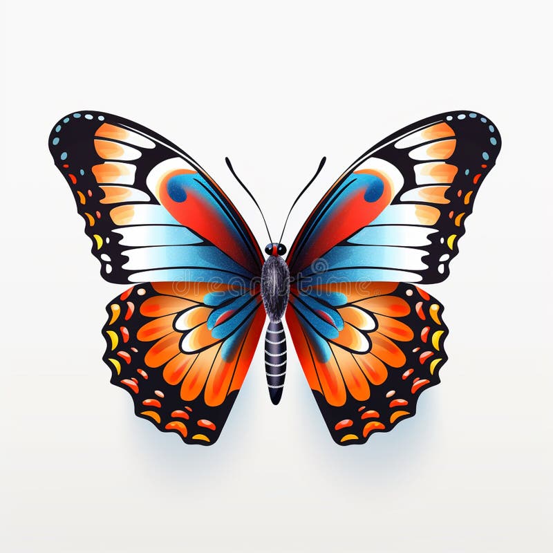Butterfly freedom stock illustration. Illustration of wallpaper - 296046548