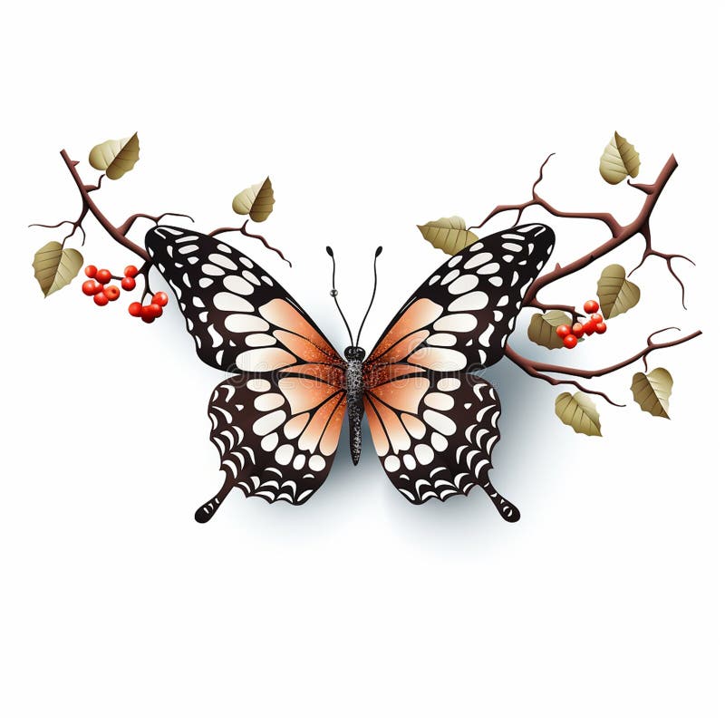 Butterfly freedom stock illustration. Illustration of vector - 295761548
