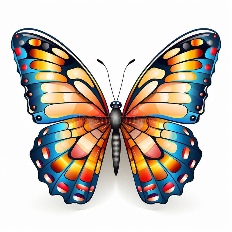 Butterfly freedom stock illustration. Illustration of natural - 303526523