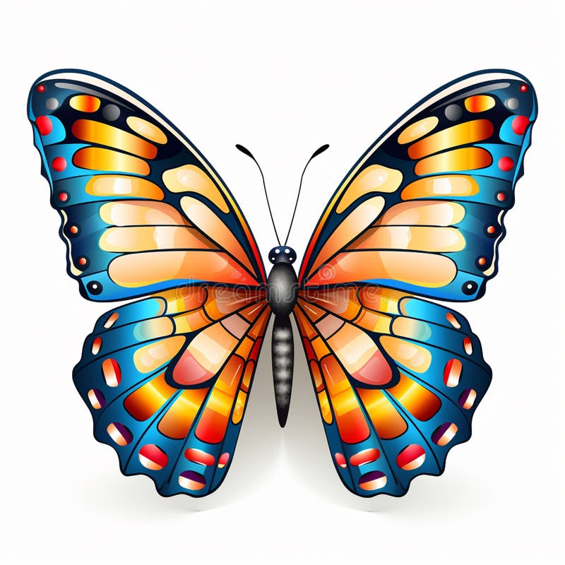 A Butterfly Gift a Symbol of Hope and New Beginnings Stock Illustration ...