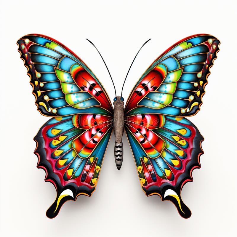 A Butterfly Gift a Symbol of Hope and New Beginnings Stock Illustration ...