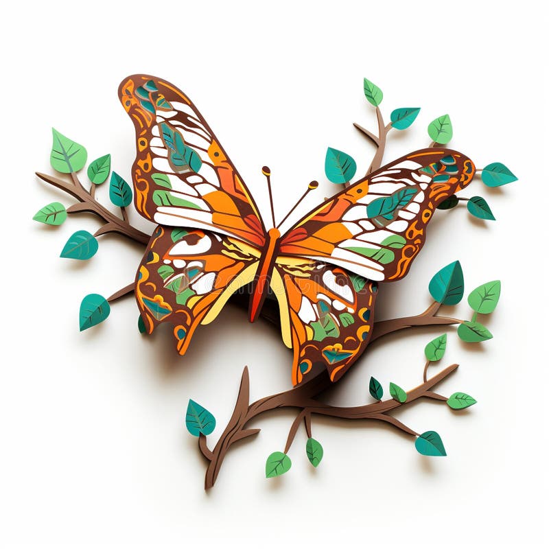 A Butterfly Gift a Symbol of Hope and New Beginnings Stock Illustration ...