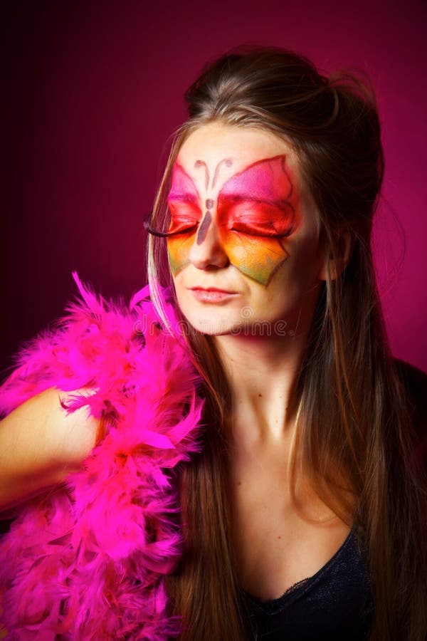 Butterfly girl stock image. Image of beautiful, pleasure - 12323369