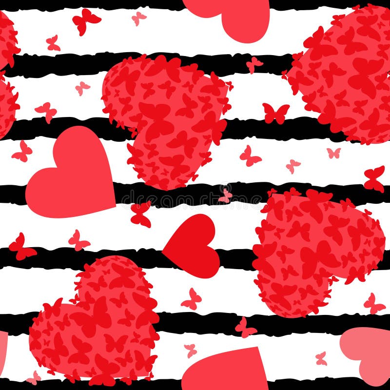 Butterfly Heart stock vector. Illustration of hearts - 12946934