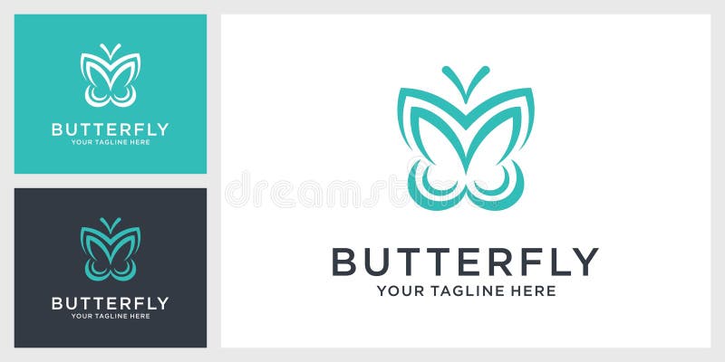 Butterfly Vector Logo Design Template Stock Vector - Illustration of ...