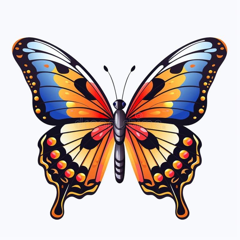 Butterfly inspiration stock illustration. Illustration of nature ...