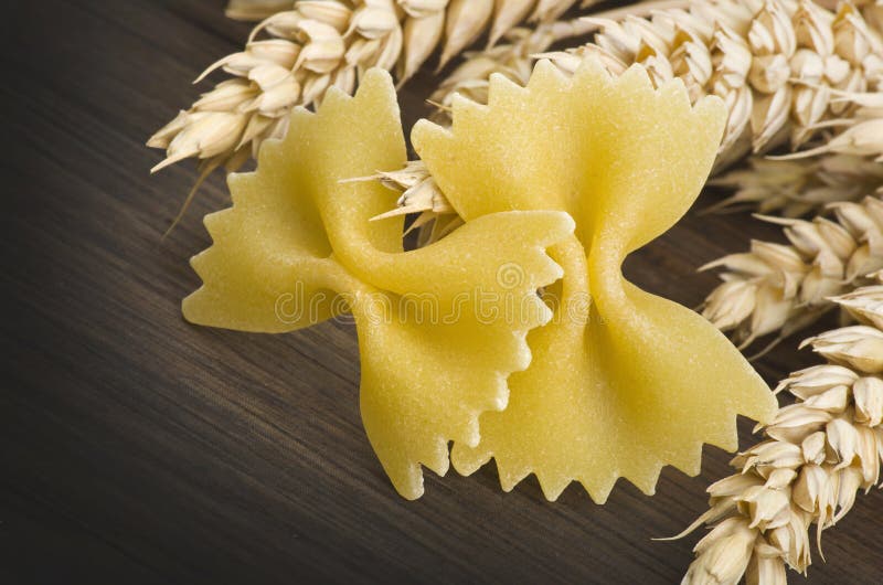 Butterfly italian pasta stock image. Image of wheat, pasta - 24299923