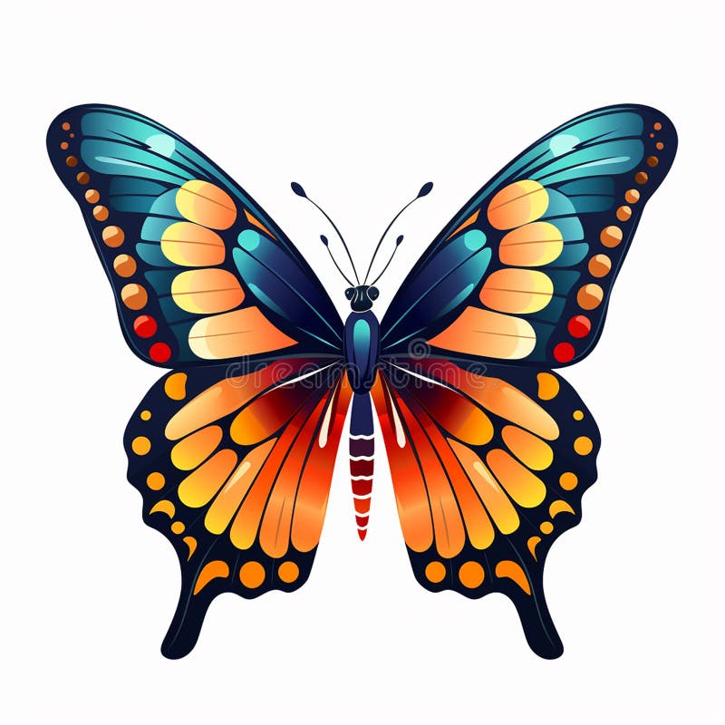 A Butterfly in Its Final Stages of Metamorphosis Its Wings Slowly ...