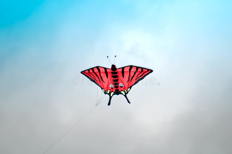 Butterfly kite stock image. Image of colors, leisure - 72025657