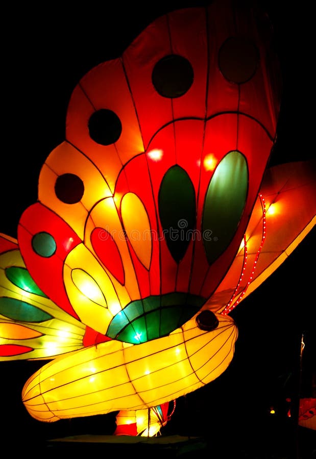 Butterfly lantern stock photo. Image of asia, graphic - 2052878