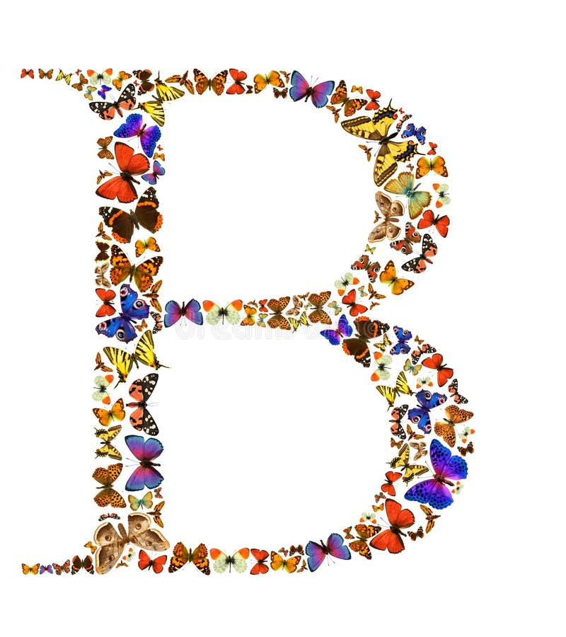 Butterfly letter stock illustration. Illustration of lepidoptera - 23557022