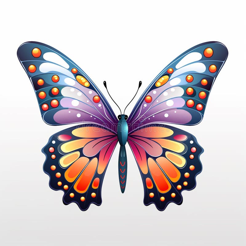 Butterfly Life Cycle a Journey of Transformation Stock Illustration ...