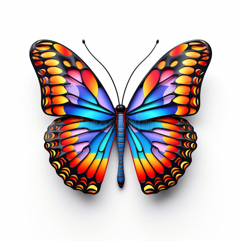 Butterfly Life Cycle a Journey of Transformation Stock Illustration ...