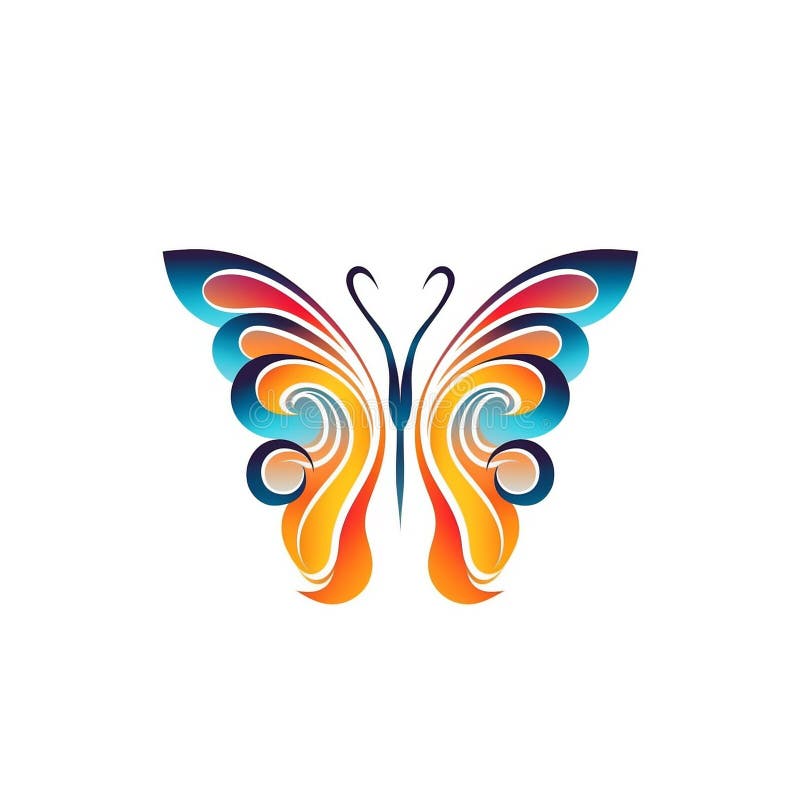 Butterfly logo stock illustration. Illustration of creativity - 281426553