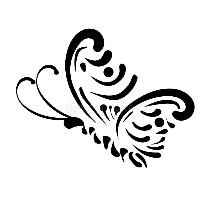 Butterfly Logo a Brand Name Icon. Vector Illustration Stock Vector ...