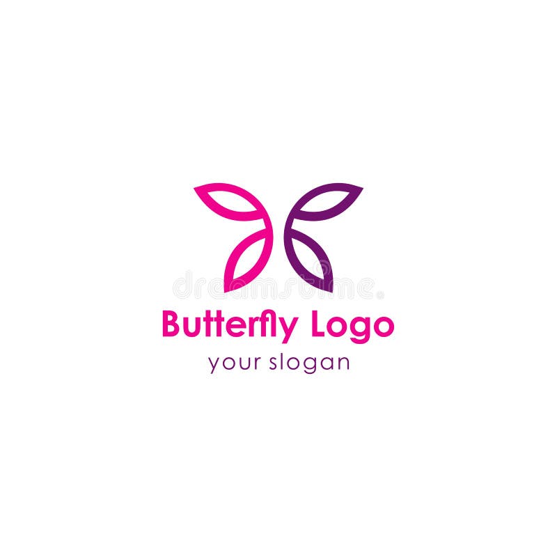Butterfly Transformation Logo Stock Illustrations – 544 Butterfly ...