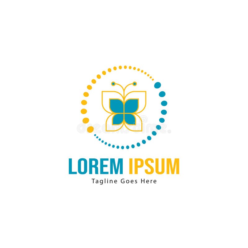 Butterfly Logo Template Design. Minimalist Butterfly Logo with Modern ...