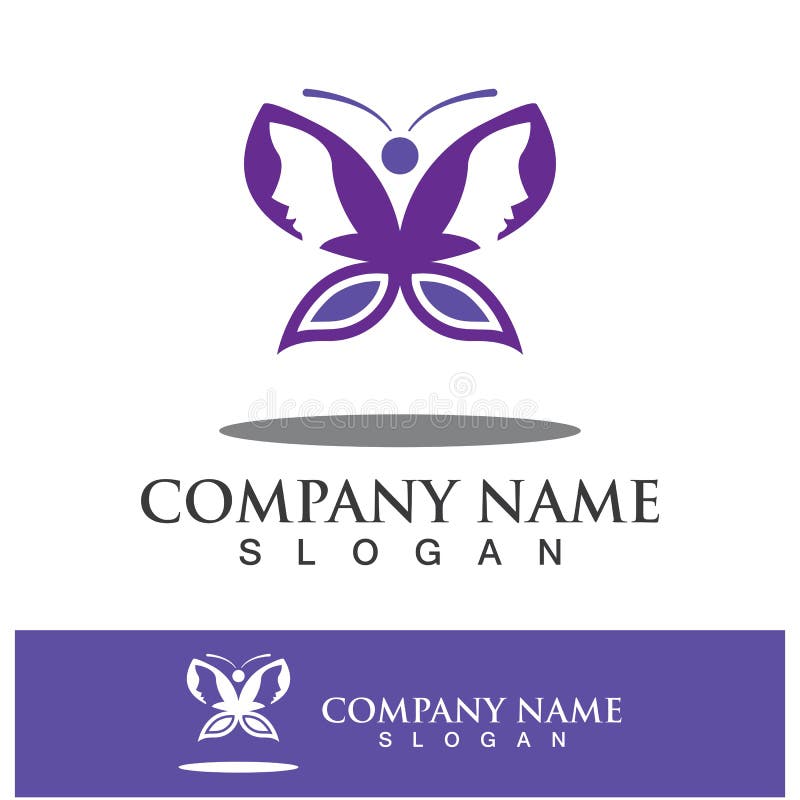 Butterfly Logo Template Icon Design Stock Vector - Illustration of ...
