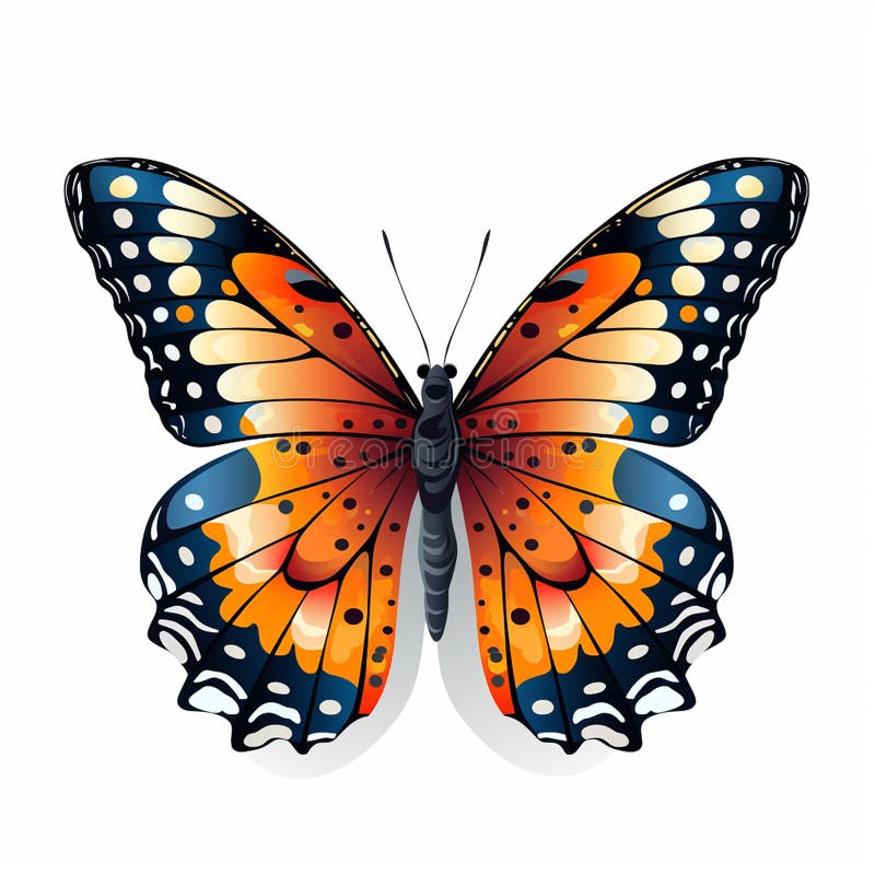 Butterfly metamorphosis stock illustration. Illustration of color ...