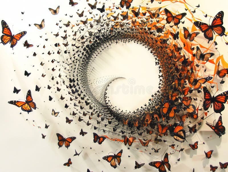 Colorful Murmuration Stock Illustrations – 287 Colorful Murmuration ...