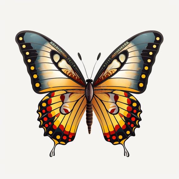 Butterfly myth stock illustration. Illustration of border - 295682596