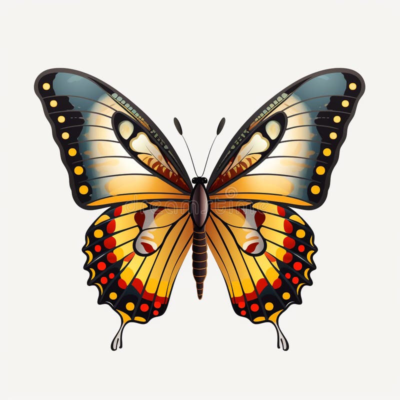 Butterfly myth stock illustration. Illustration of decoration - 295883972