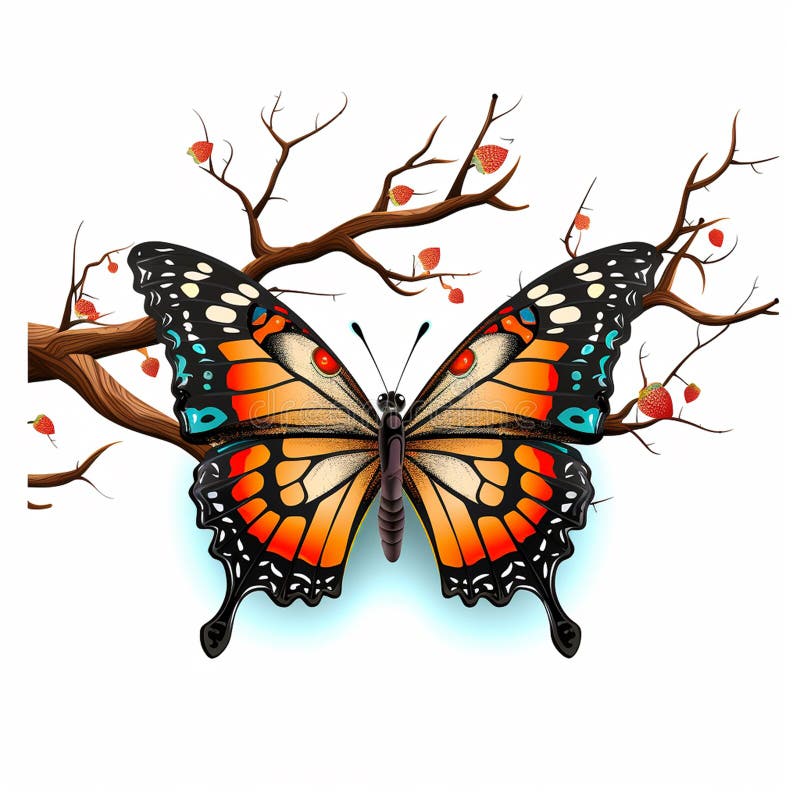 Butterfly myth stock illustration. Illustration of butterflies - 296327261
