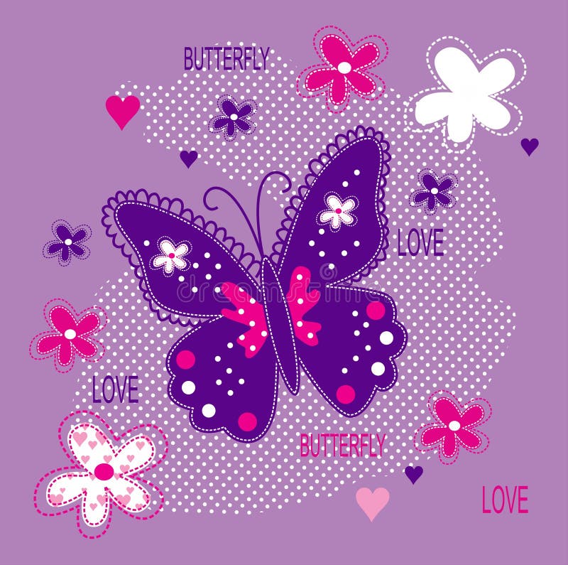Butterfly print vector art stock vector. Illustration of butterfly ...