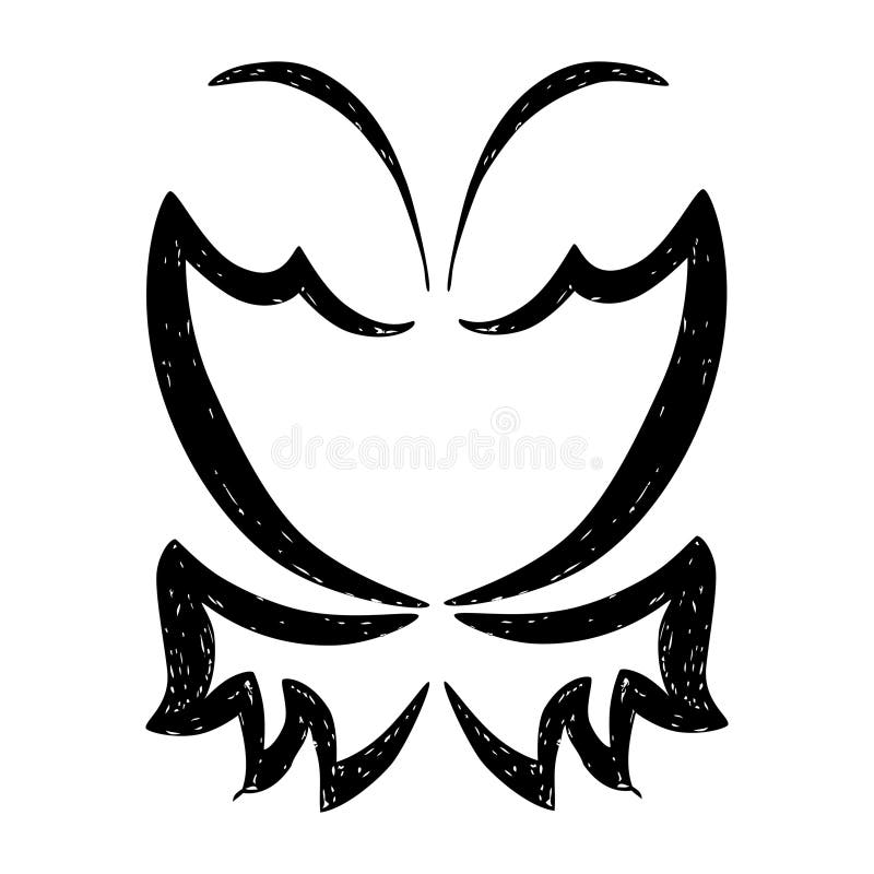 Butterfly, Simple Vector Hand Draw Sketch Stock Vector - Illustration ...