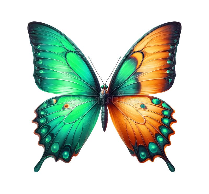 Butterfly Sprite Wing Sitting on a Surface Stock Vector - Illustration ...
