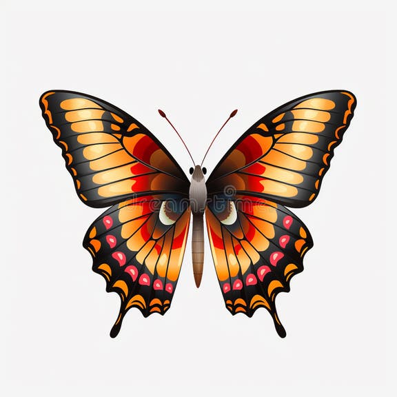 Butterfly stream stock illustration. Illustration of pattern - 294392808