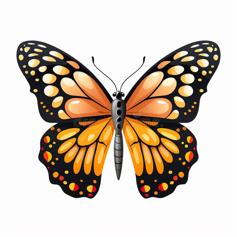 Butterfly symbol stock illustration. Illustration of drawing - 294265906