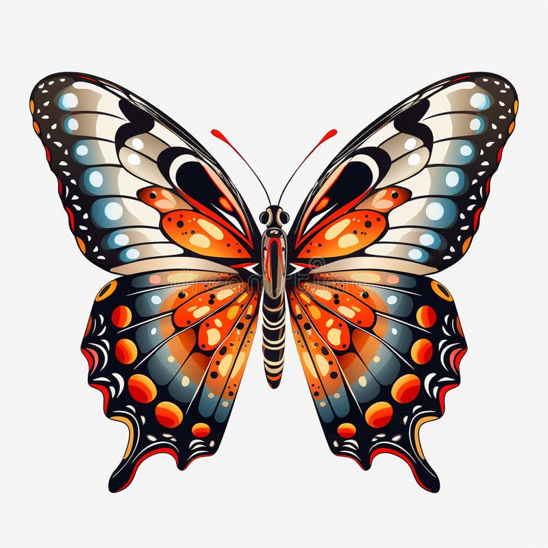 Butterfly symbolism stock illustration. Illustration of flying - 295722609