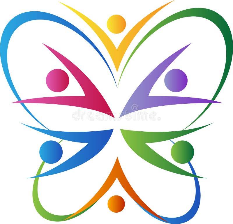 Butterfly team stock vector. Illustration of entomology - 40698285