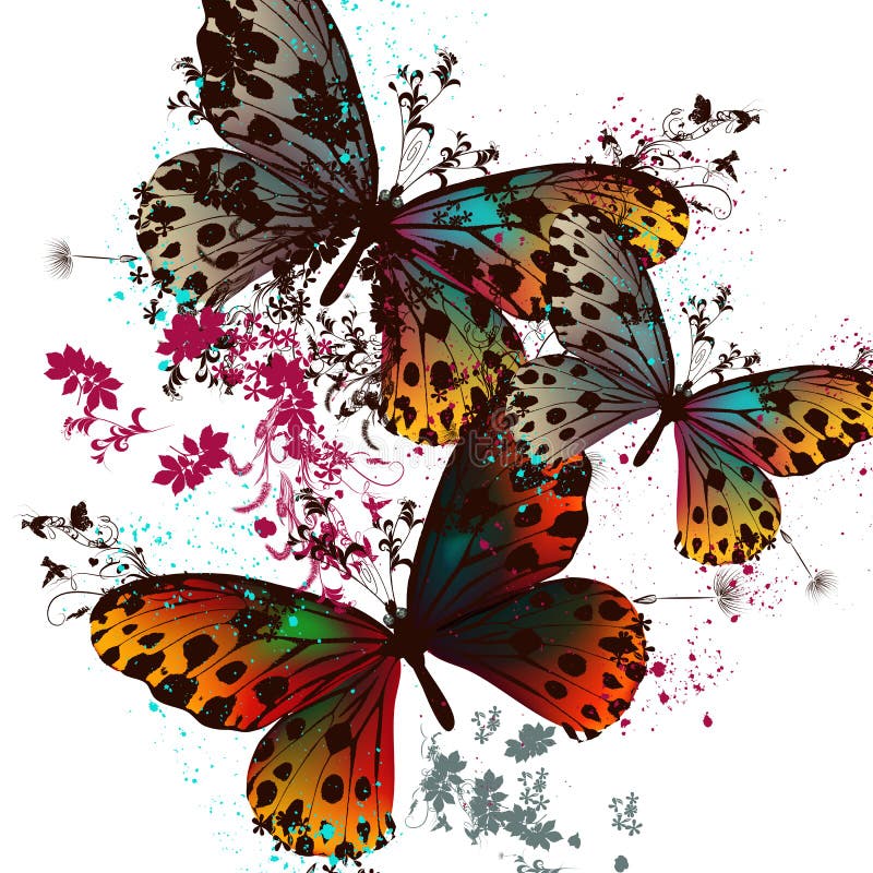 Butterfly vector design stock vector. Illustration of nature - 90640473