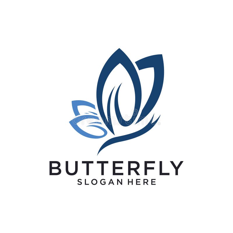 Butterfly Vector Logo Design Template. Butterfly Symbol. Butterfly Icon ...