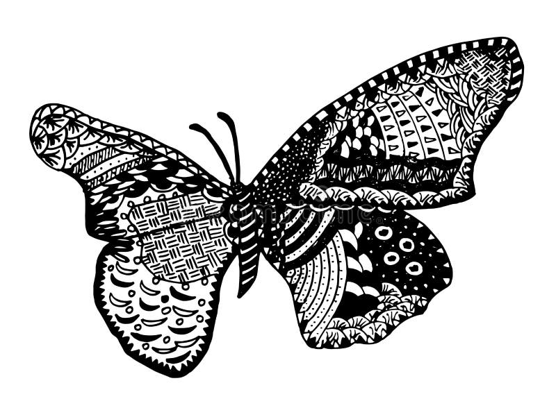 Traced Butterfly Stock Illustrations – 50 Traced Butterfly Stock ...