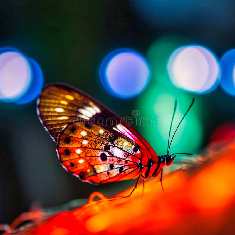 Butterfly Wing Cape Colorful Beautiful Dramatic Light, Stock Image ...