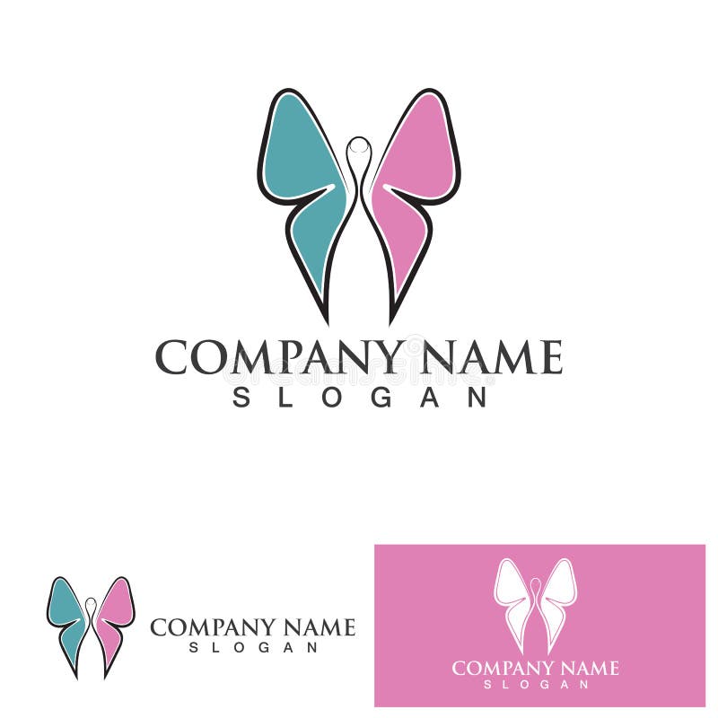 Butterfly Wing Logo Vector Icon Design Stock Illustration ...