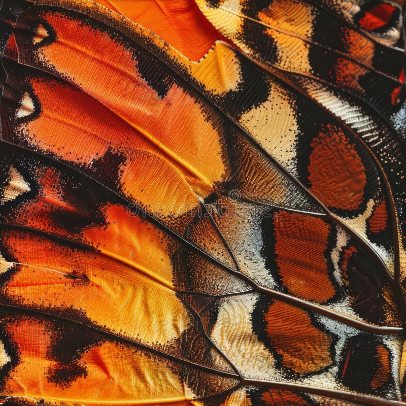 Butterfly Wing Texture Background, Insect Wings Macro Pattern ...
