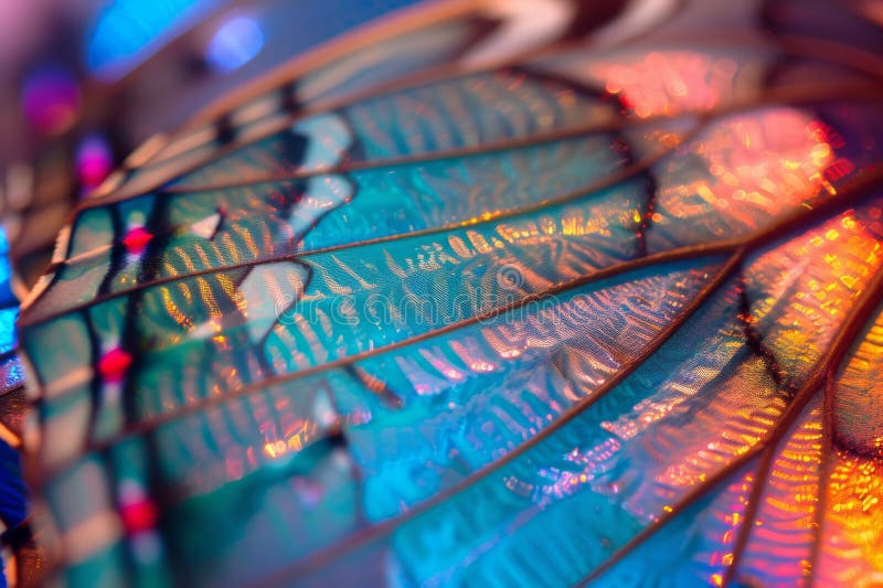 Butterfly Wing Texture Background, Insect Wings Macro Pattern ...
