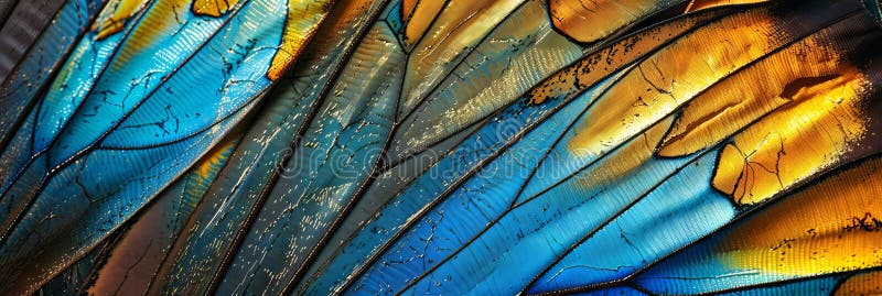Butterfly Wing Texture Background, Insect Wings Macro Pattern ...