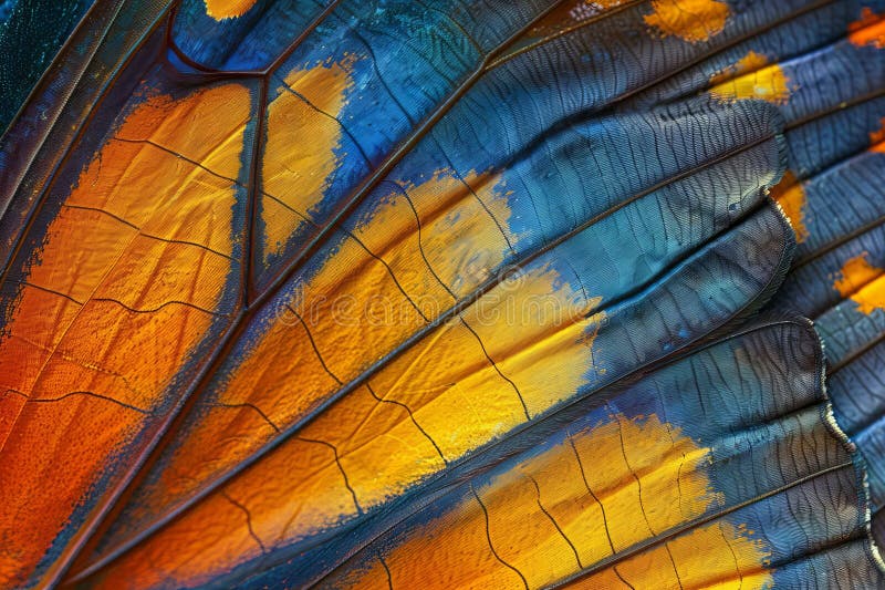 Butterfly Wing Texture Background, Insect Wings Macro Pattern ...